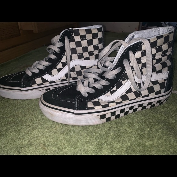Vans | Shoes | Checkerboard Hightop Vans | Poshmark